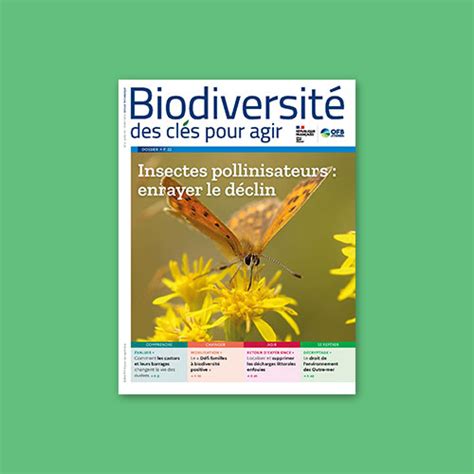 Biodiversité des clés pour agir n4 Office français de la biodiversité