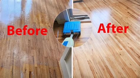 Restoring Hardwood Floors By Removing Wax Build Up Then Recoating With
