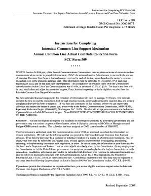 Fillable Online Usac INSTRUCTIONS FOR COMPLETING FCC FORM Universal
