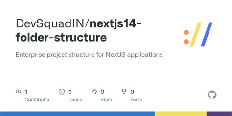 Github Devsquadin Nextjs Folder Structure Enterprise Project