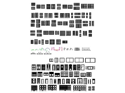 Bloques Puertas AutoCAD