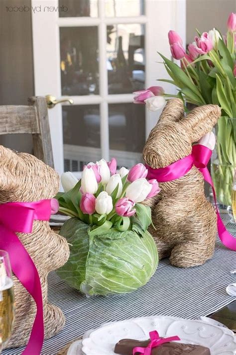 Décoration de table Pâques 24 idées originales et inspirantes