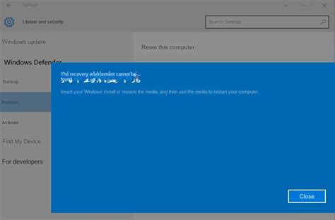 How To Fix The Error That Could Not Find Recovery Environment Rene E