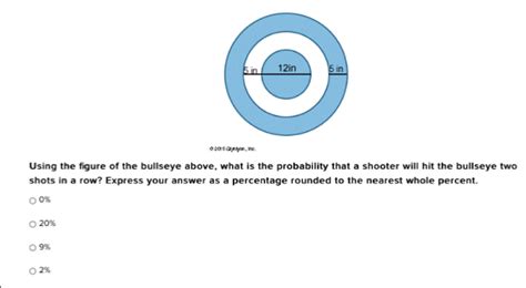 Solved O S Gayntyon Ino Using The Figure Of The Bullseye Above