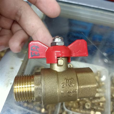 Jual Ball Valve Stop Kran Drat Luar Dalam Inch Shopee Indonesia