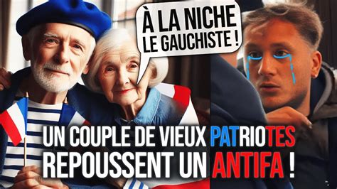 Raphaël Arnault le militant ANTIFA se fait ATOMISER par un vieux couple