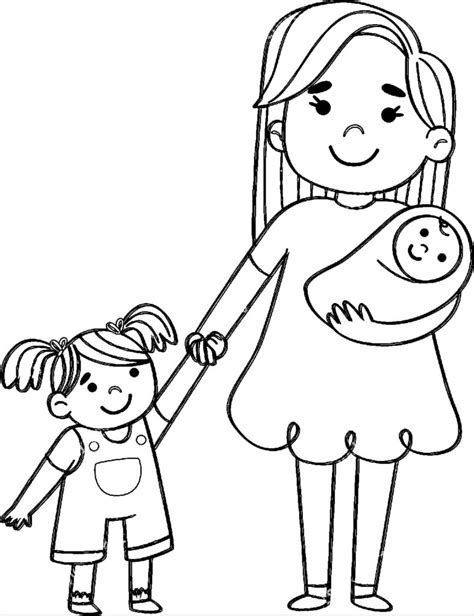 Mother And Daughter Drawings Google Search Dibujo Para Mama Dibujo