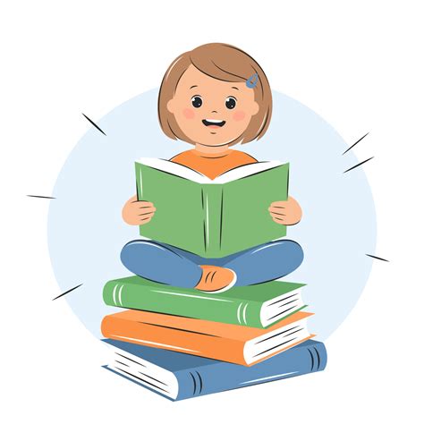 niño niña leyendo libro conocimiento y educación concepto aprendizaje