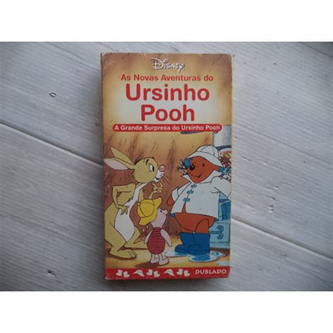Fita Vhs Disney As Novas Aventuras Do Ursinho Pooh Original Dublado