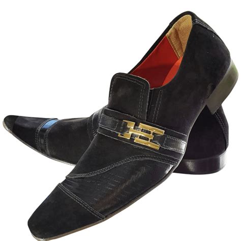 Sapato Masculino Italiano Em Couro Social Executivo Preto Art Sapatos