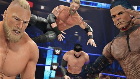 The Rock Brock Lesnar Edge vs Jeff Hardy Finn Bálor Who Will