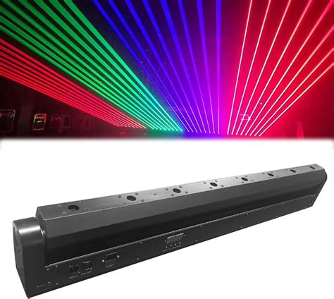 Luces de Escenario Luz de Discoteca 8 Rayos Efecto Cabeza Móvil Luces