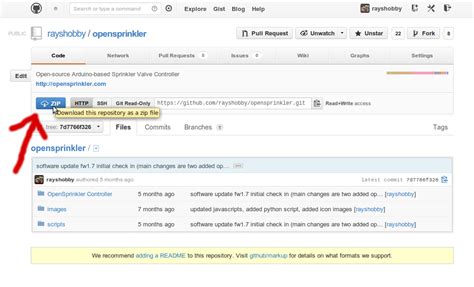 how to check out a previous version from github repository rayshobby