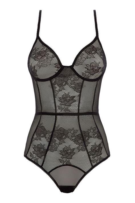Lagent By Agent Provocateur Bodysuit Black Lace Lingerie Dessous Agent Provocateur Black