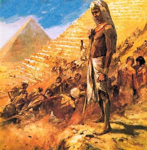 Building The Pyramids Stock Image Look And Learn