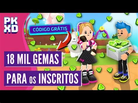 CÓDIGO GRÁTIS de 30 GEMAS no PK XD Para INSCRITOS YouTube