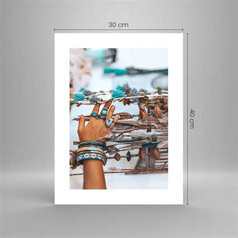 Arttor Obraz Plakat do Salonu Sypialni 30x40 Kobieca Dłoń na ścianę bez