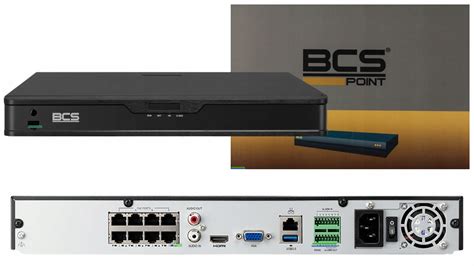 REJESTRATOR IP BCS P NVR0802 A 4K 8P III PoE Sklep Opinie Cena W