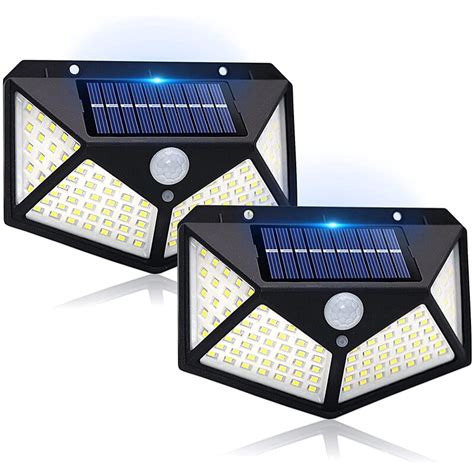 L Mpara Led Solar De Pared Para Exteriores Luz De Inducci N Solar De