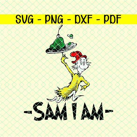 Sam I Am Svg Green Eggs And Ham Svg Miss Thing Svg Dr Seuss Svg Read