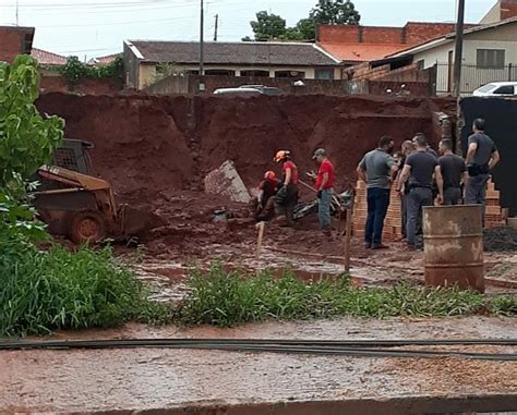 Pedreiro Morre Soterrado Por Muro Durante Chuva Em Santa Cruz Do Rio
