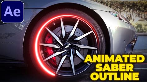 Animated Saber Outline Tutorial In After Effects Free Plugin Youtube