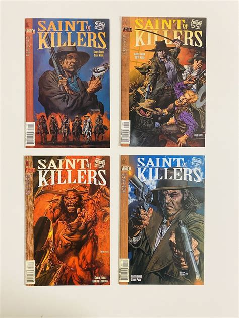 Lot 1 4 Preacher Special Saint Of Killers 1 2 3 4 Vertigo Comics 1996