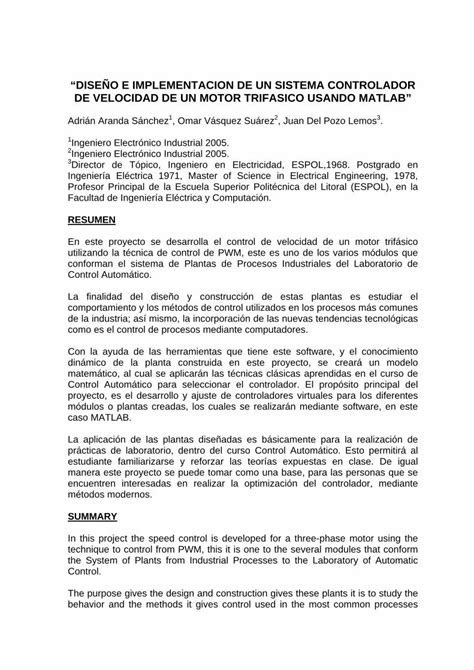 PDF DISEÑO E IMPLEMENTACION DE UN SISTEMA CONTROLADOR DE