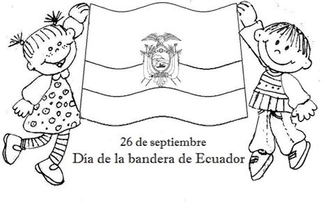 Bandera Del Ecuador Para Colorear Bandera De Ecuador