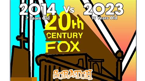 Th Century Fox Logo In Scratch Vs Years Old Vs
