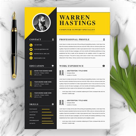 Creative Modern Resume Cv Template Crella