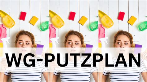 Der Ultimative Putzplan F R Deine Wg Gratis Vorlage Zum Herunterladen