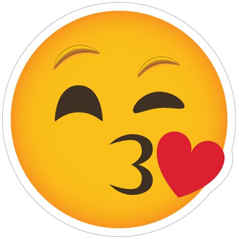 Blowing Kiss Emoji Svg