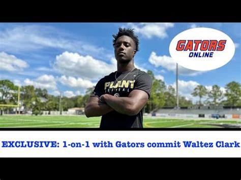 Who Is PUSHING Hardest For Gators RB Commit WALTEZ CLARK YouTube