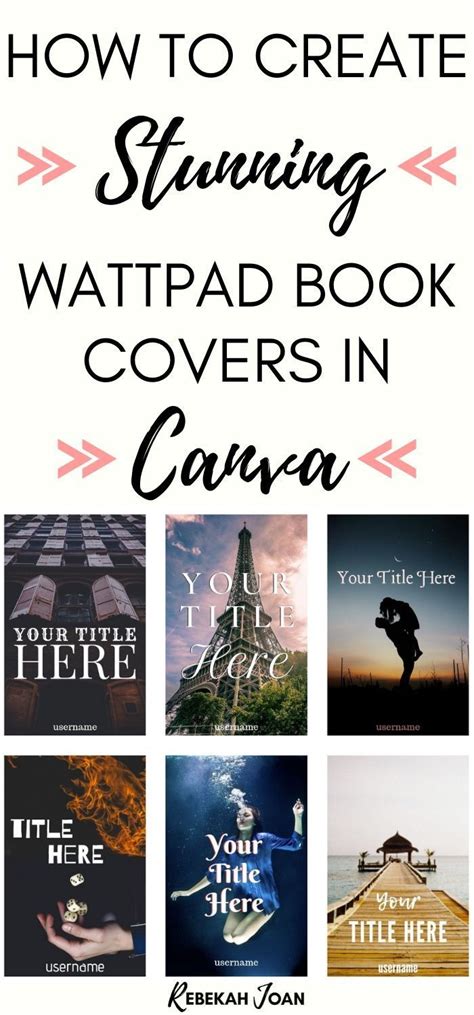 How To Create Simple Yet Stunning Wattpad Book Covers Artofit