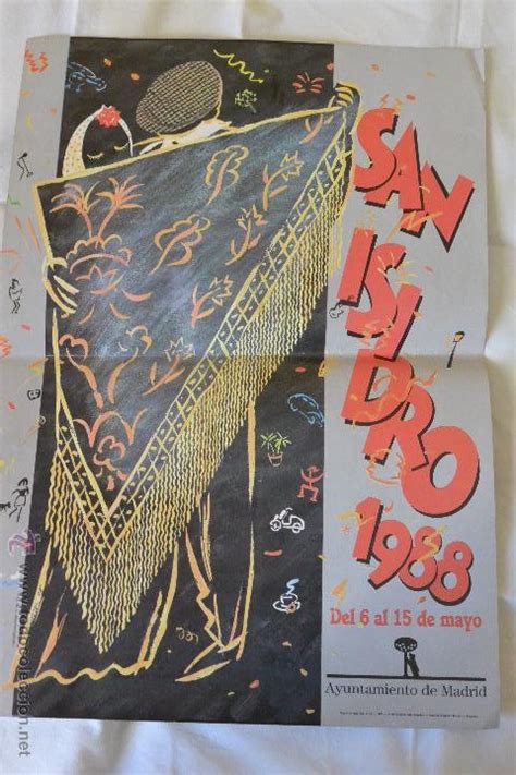 Cartel Poster Fiestas San Isidro Madrid Vendido En Venta Directa