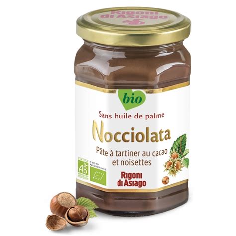 Nocciolata Pâte à tartiner Bio 650 gr Rigoni di Asiago pâte au