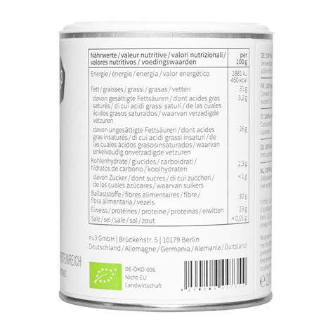 Nu3 Bio Chiasamen 200 G Shop Apotheke