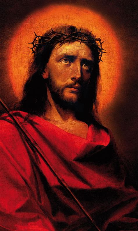Tło do Ciemnicy Jezus Chrystus w koronie cierniowej 150x250cm