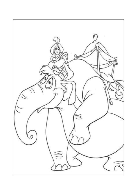 Coloriages Aladdin à imprimer