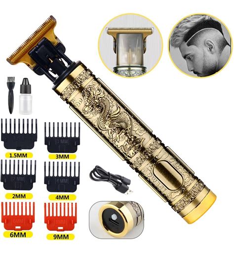Maquina Acabamento Recarregável Detalhe Cabelo Barba Sem Fio Frete grátis