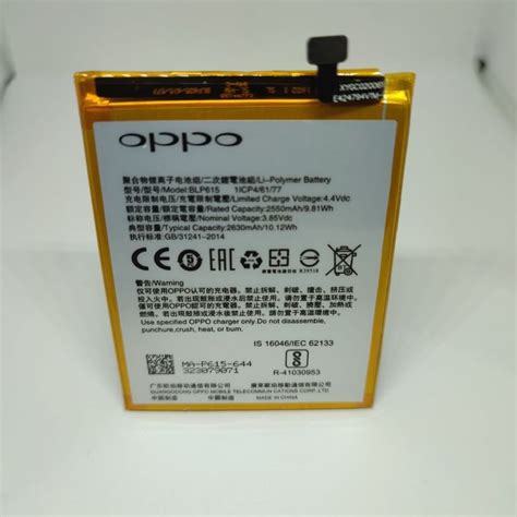 Baterai Batre Oppo A37 A37f Blp615 Ori Lazada Indonesia