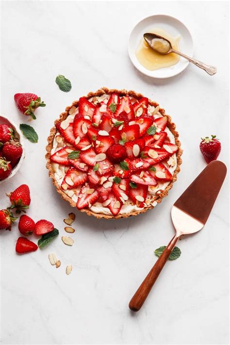 No Bake Strawberry Mascarpone Tart A Beautiful Plate