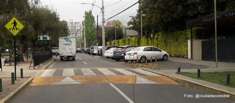 Más cruces peatonales a nivel vereda Corporación Ciudad Accesible
