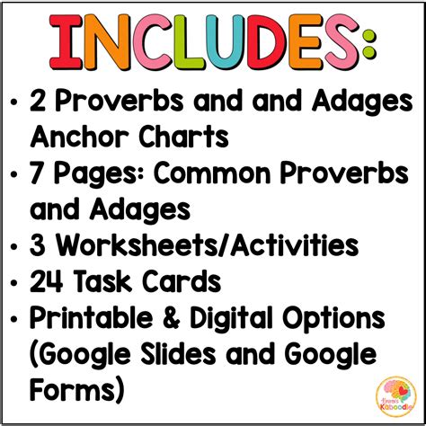 Adages And Proverbs Worksheets Worksheets Worksheets Library