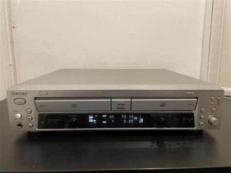 SONY RCD W100 Compact Disc Recorder Twin Deck CD Player CD Recorder