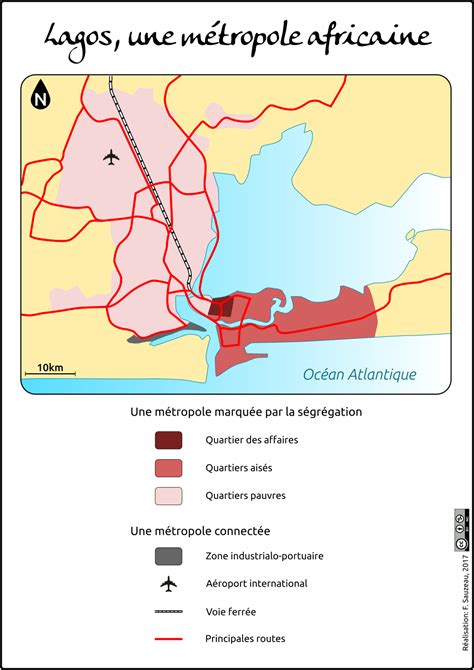 Lagos une métropole africaine L atelier carto d HG Sempai