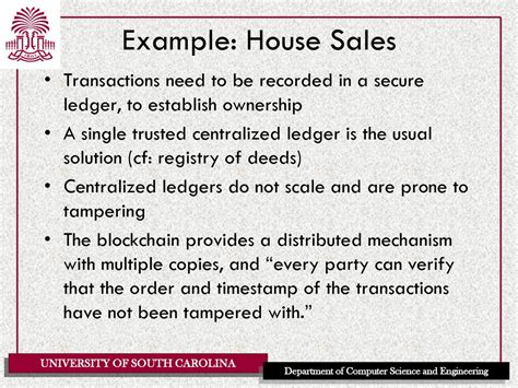 Csce Computing In The Modern World Blockchain The Basics Ppt