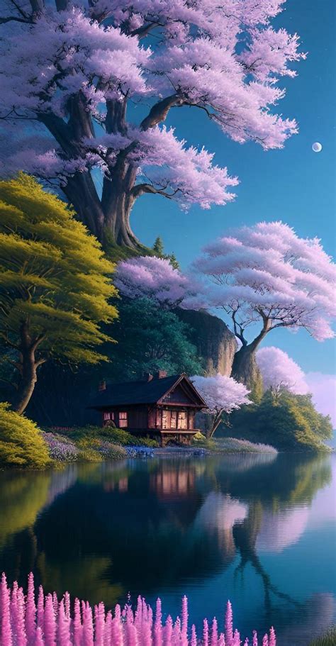 Pin Di Ngocvystt Su Background Wallpaper Natural Landscape Scenery A