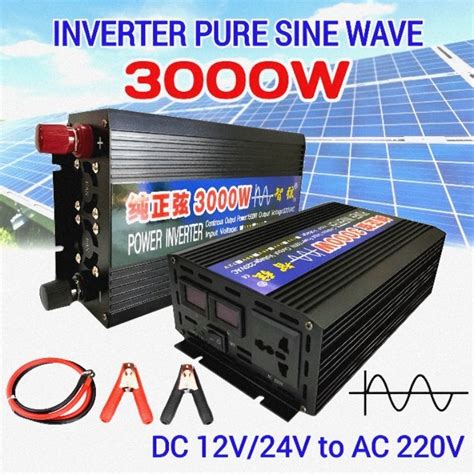 Jual Inverter DC Ke AC Pure Sine Wave 3000 Watt 12V 24V To 220V Power